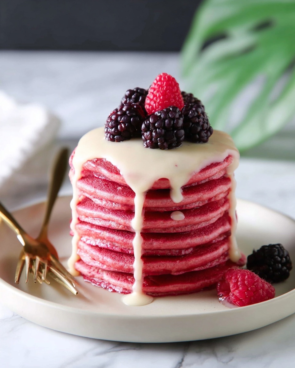 Pink Beet Pancakes: Bright & Fluffy Breakfast Delight