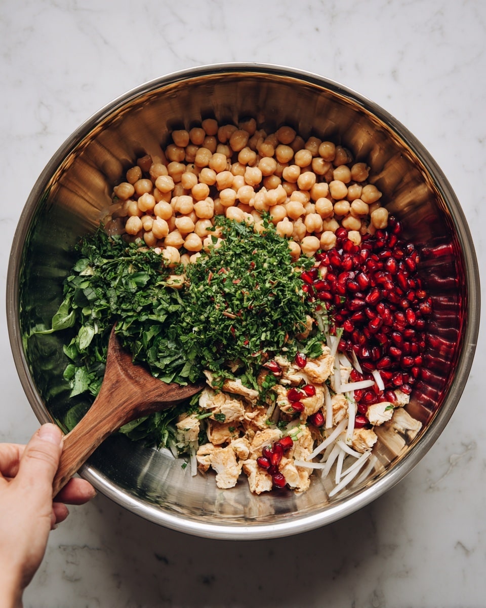 Winter Spa Salad with Lemon Chicken: Refreshing & Healthy