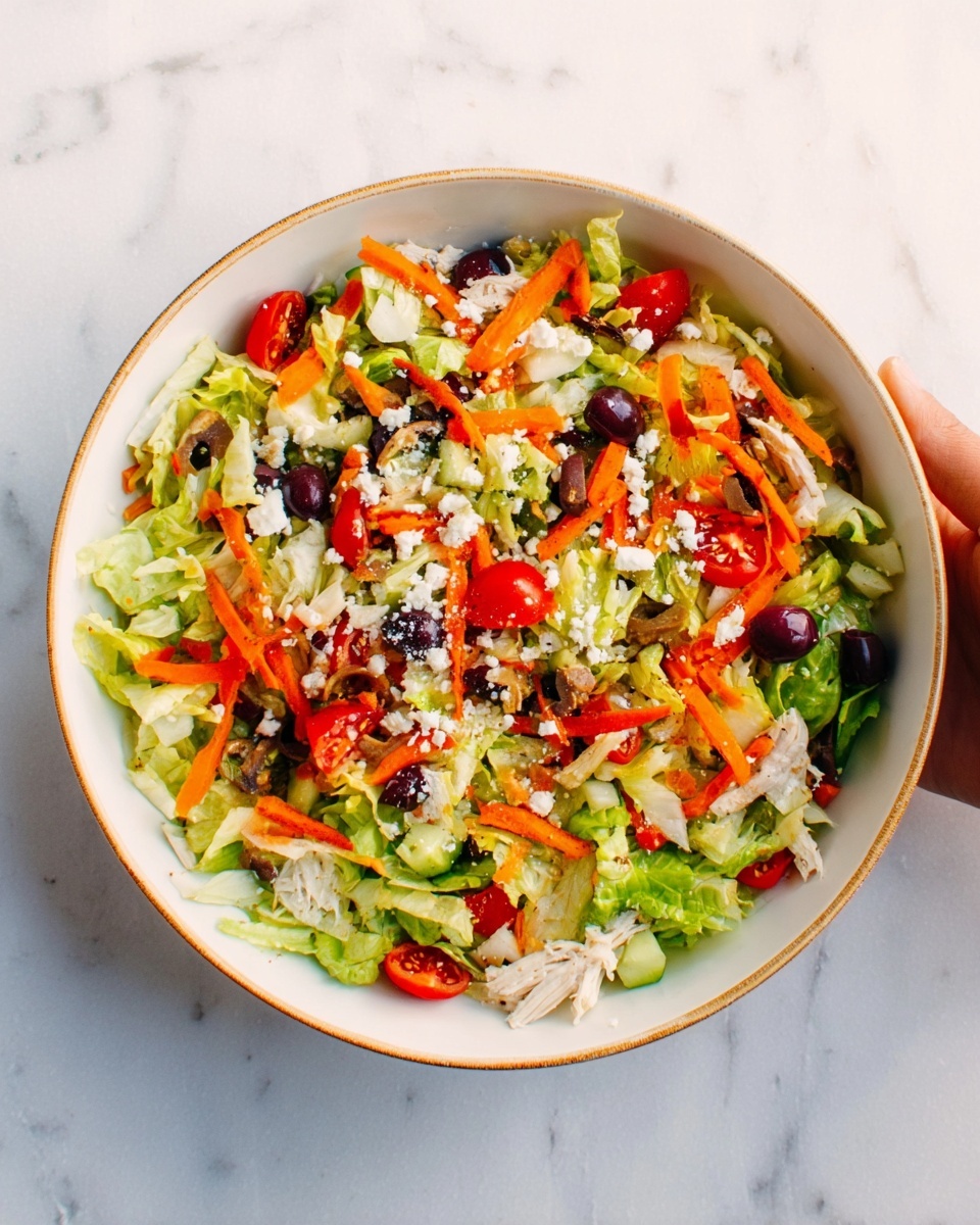 Falafel Chopped Salad with Harissa Ranch – Flavorful & Fresh