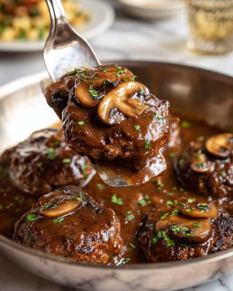 Salisbury Steak with Mushroom Gravy: Cozy, Juicy Beef Delight