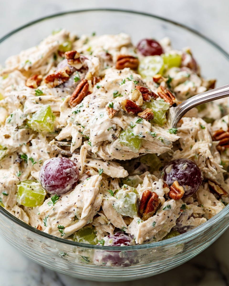 Creamy Greek Yogurt Chicken Salad - Healthy & Delicious