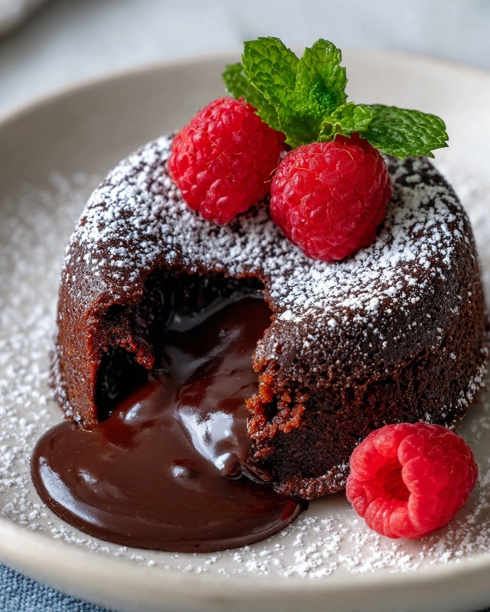 Chocolate Molten Lava Cake - Decadent, Gooey Chocolate Dessert