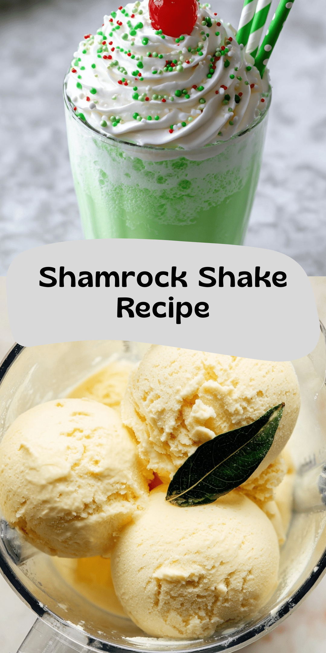Shamrock Shake: Easy Mint Green Milkshake for St. Patrick's Day
