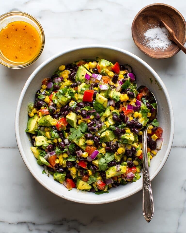 Black Bean and Corn Salad with Lime Dressing – Fresh & Flavorful
