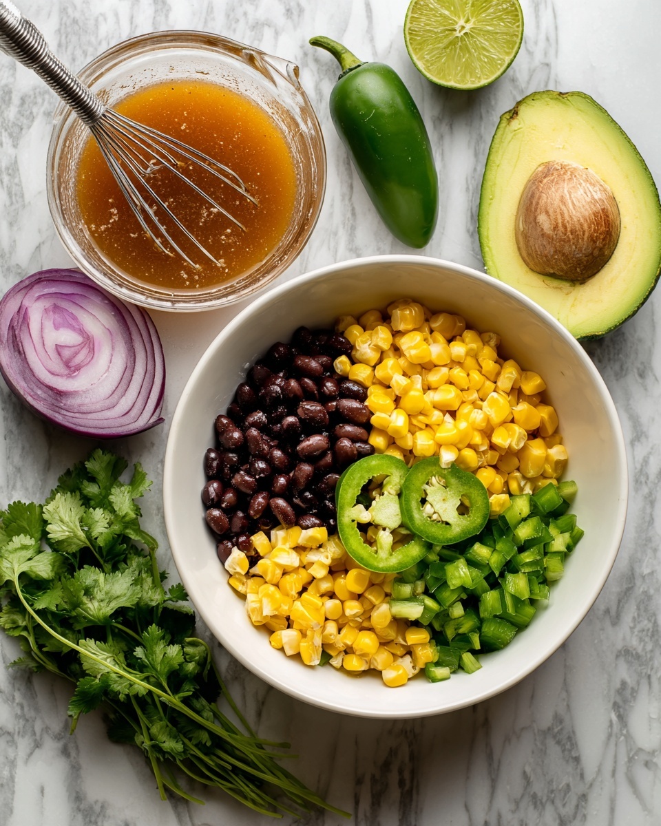 Black Bean and Corn Salad with Lime Dressing – Fresh & Flavorful