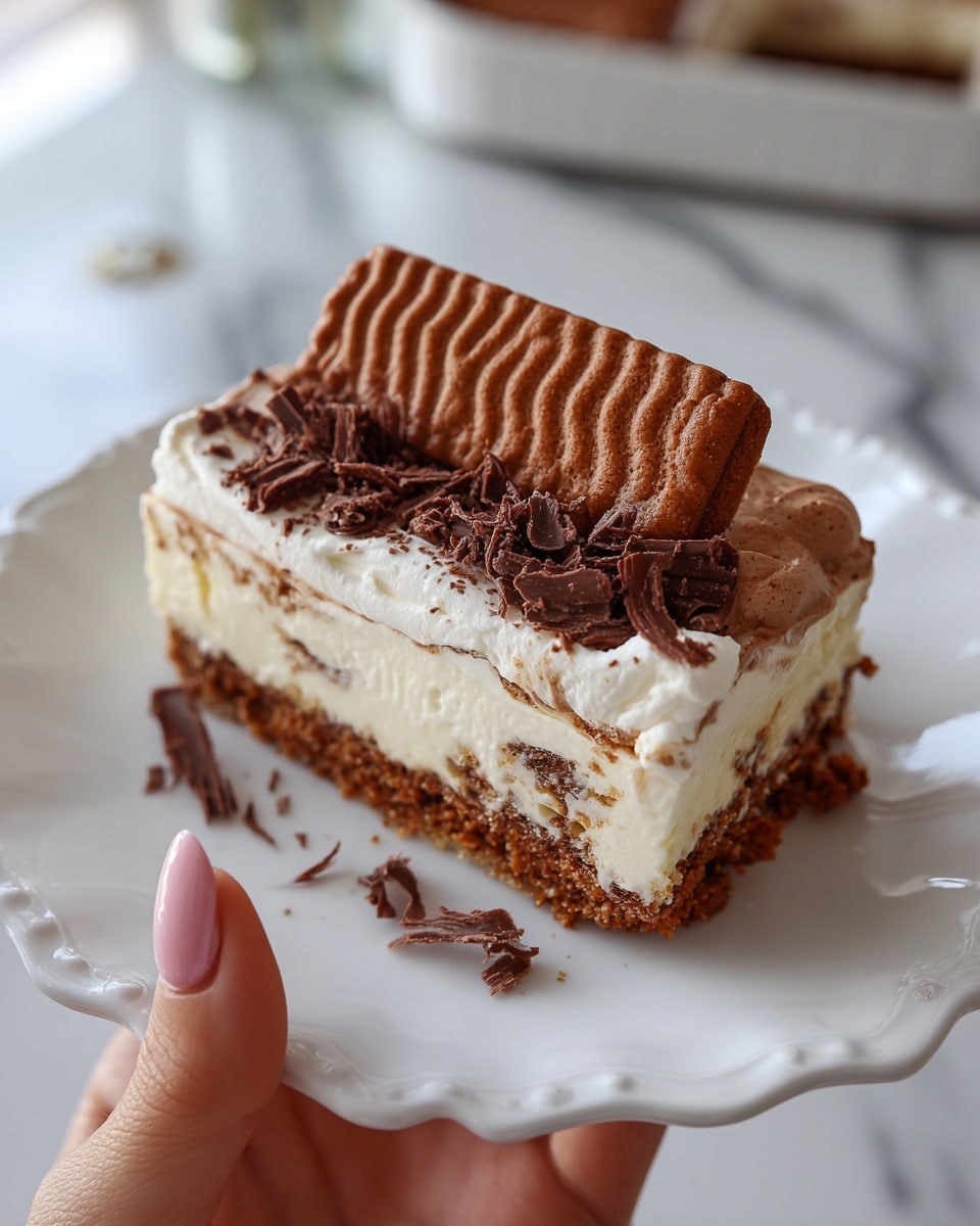 Biscoff No-Bake Cheesecake: Deliciously Creamy and Spiced